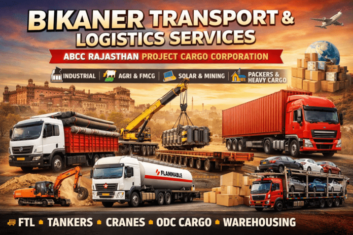 Bikaner Transport And Logistics Services – For Cement, Solar & Mining